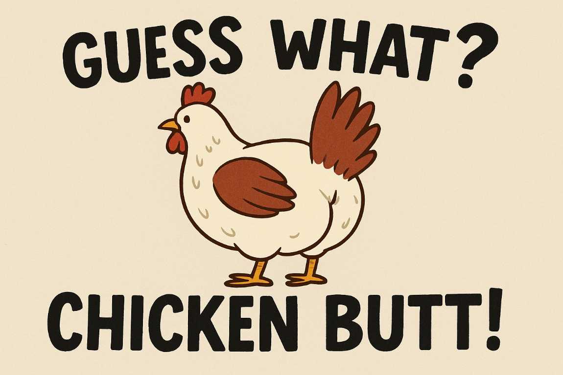 Guess What? Chicken Butt! – The Origins & Funniest Variations - Meaning ...